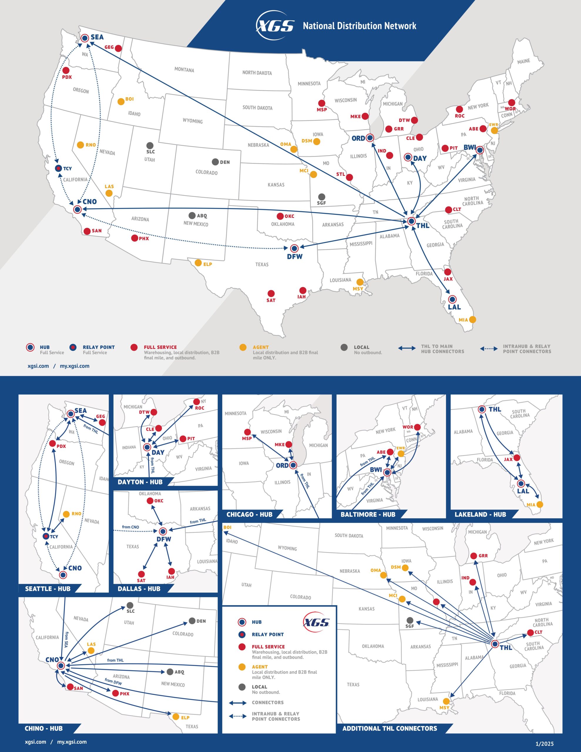Resources - Distribution Map - Xpress Global Systems, LLC.